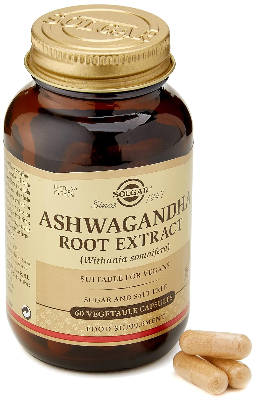 Solgar ashwagandha root extract capsules