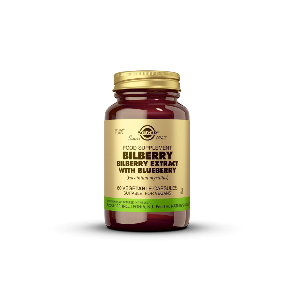 Solgar bilberry extract capsules