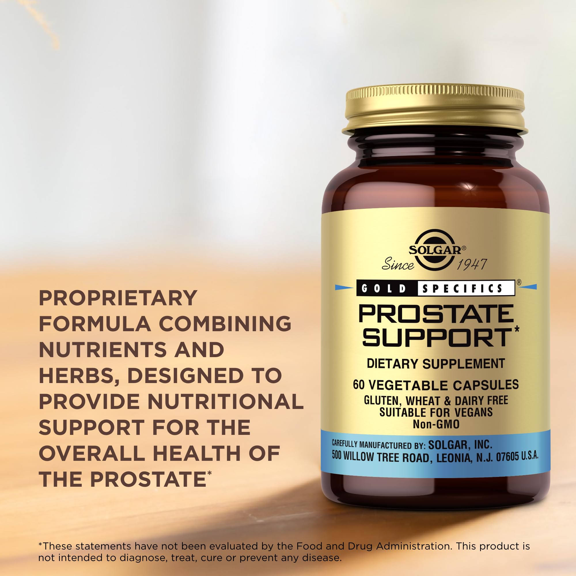 Solgar blended supplements for prostate