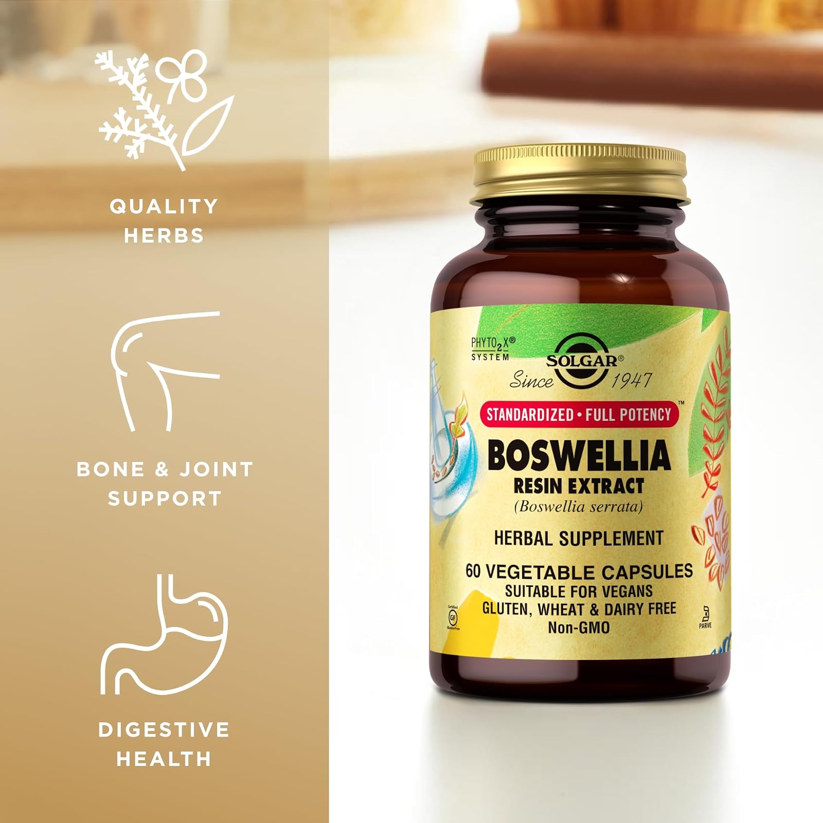 SOLGAR Boswellia 400 mg vegetable caps