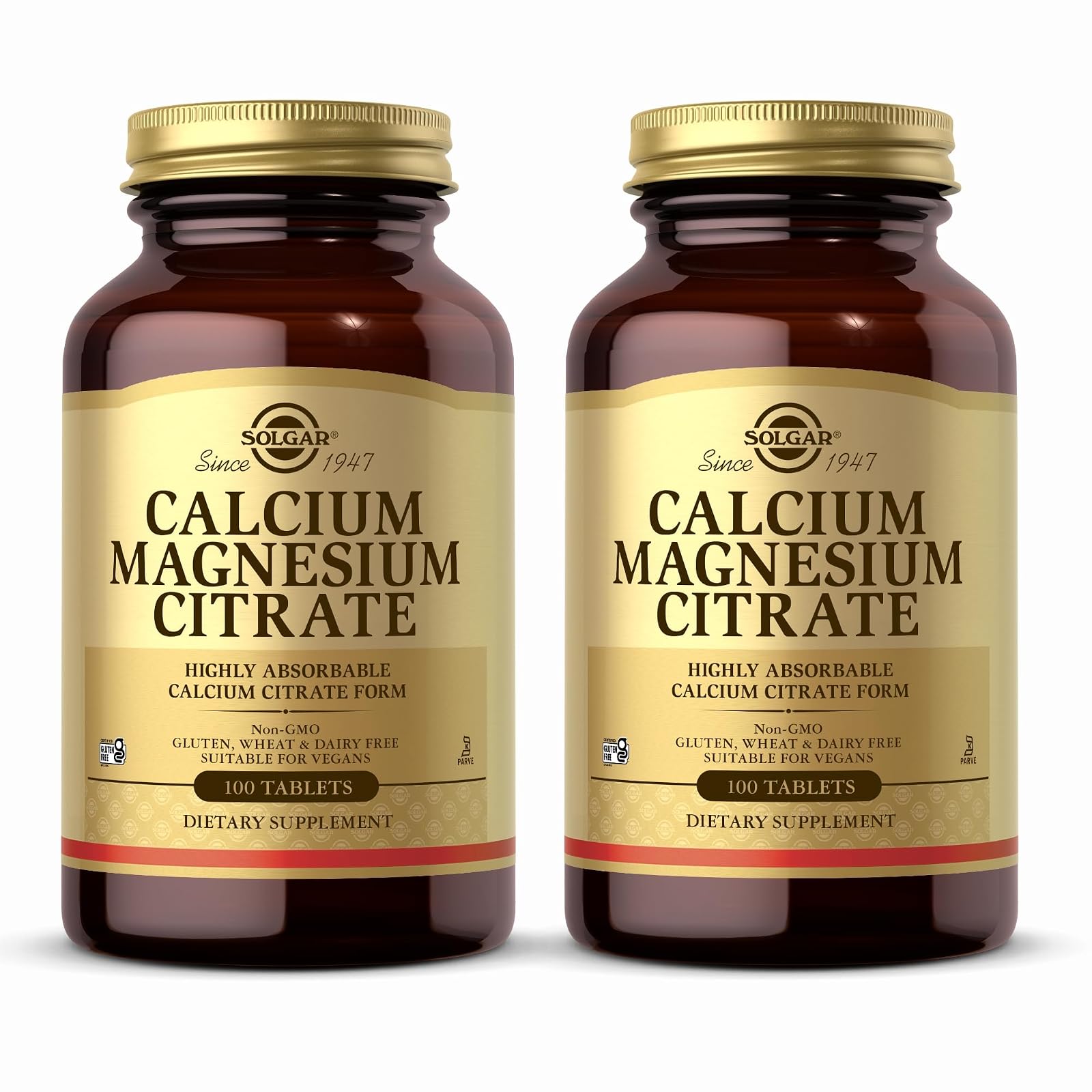 Solgar Calcium Magnesium Citrate tablets