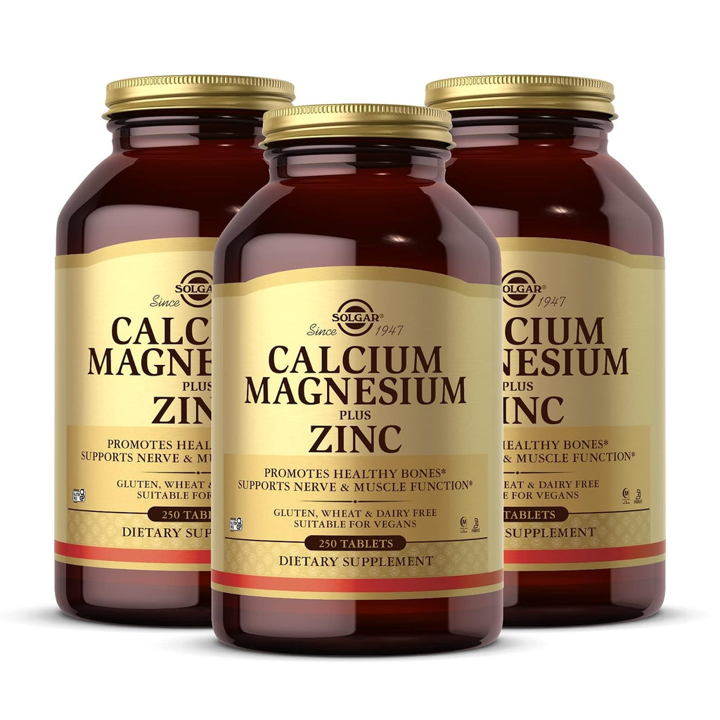Solgar calcium magnesium zinc tablets