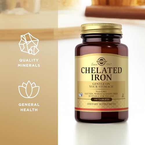 Solgar chelated iron for optimal health
