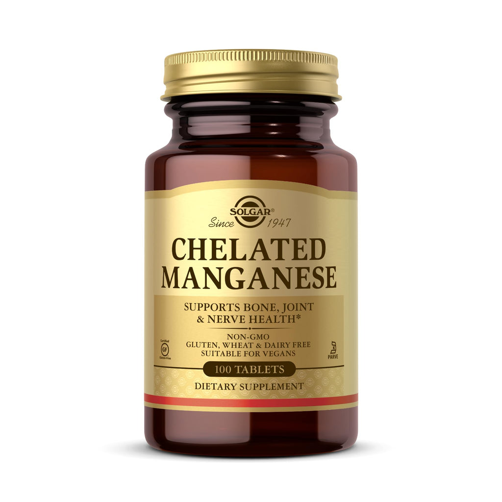 Solgar chelated manganese tablets
