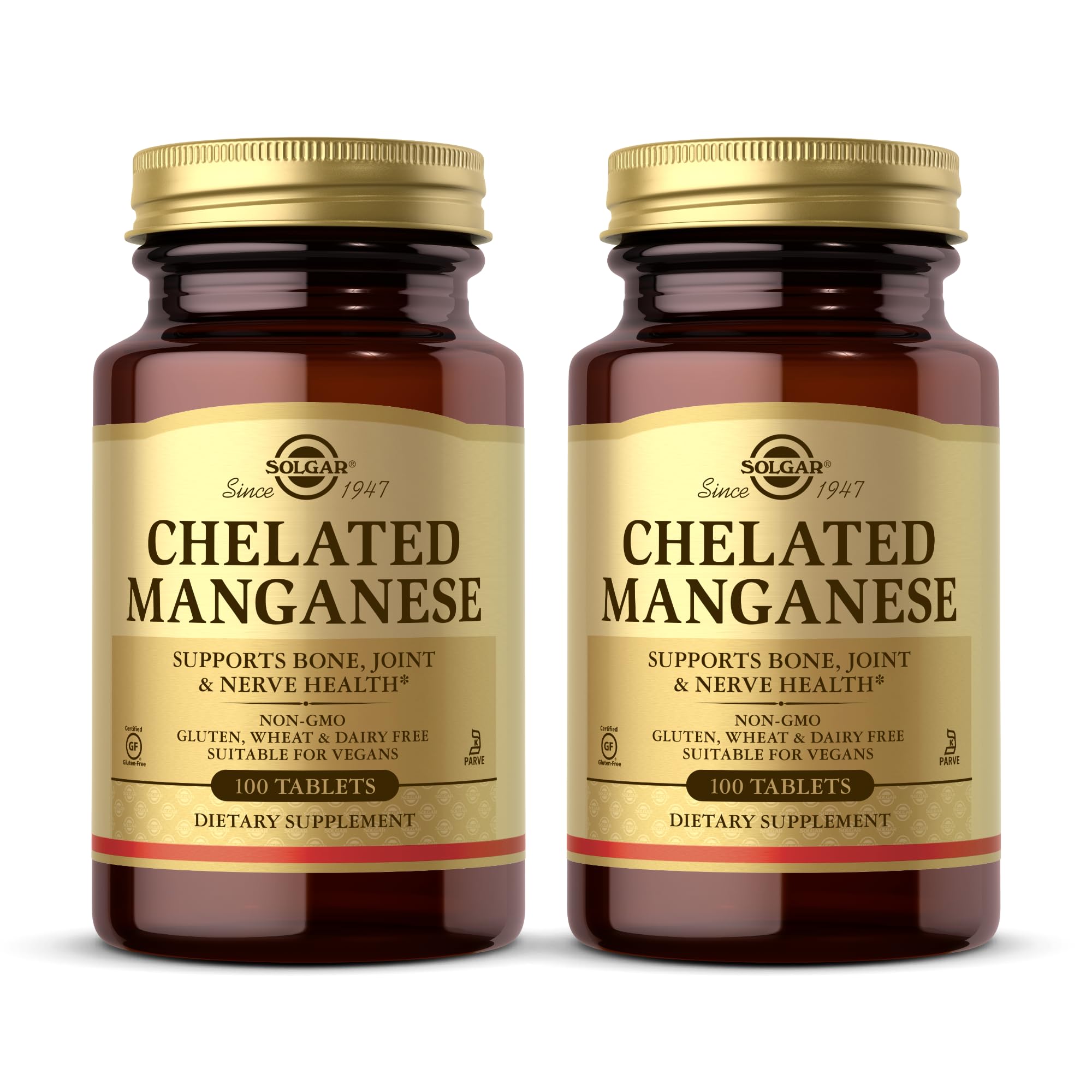 Solgar chelated manganese tablets
