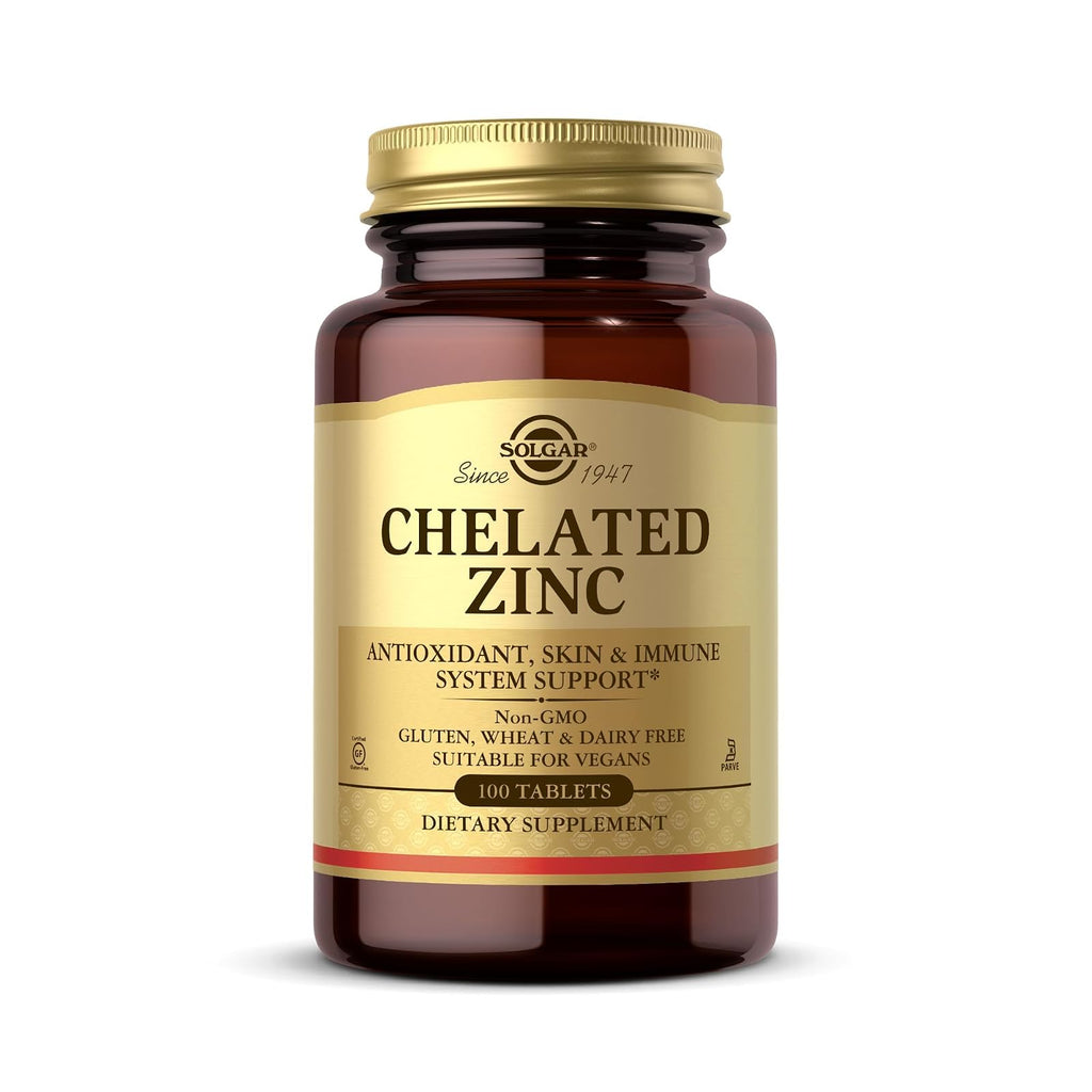 Solgar Chelated Zinc 25 mg tablets