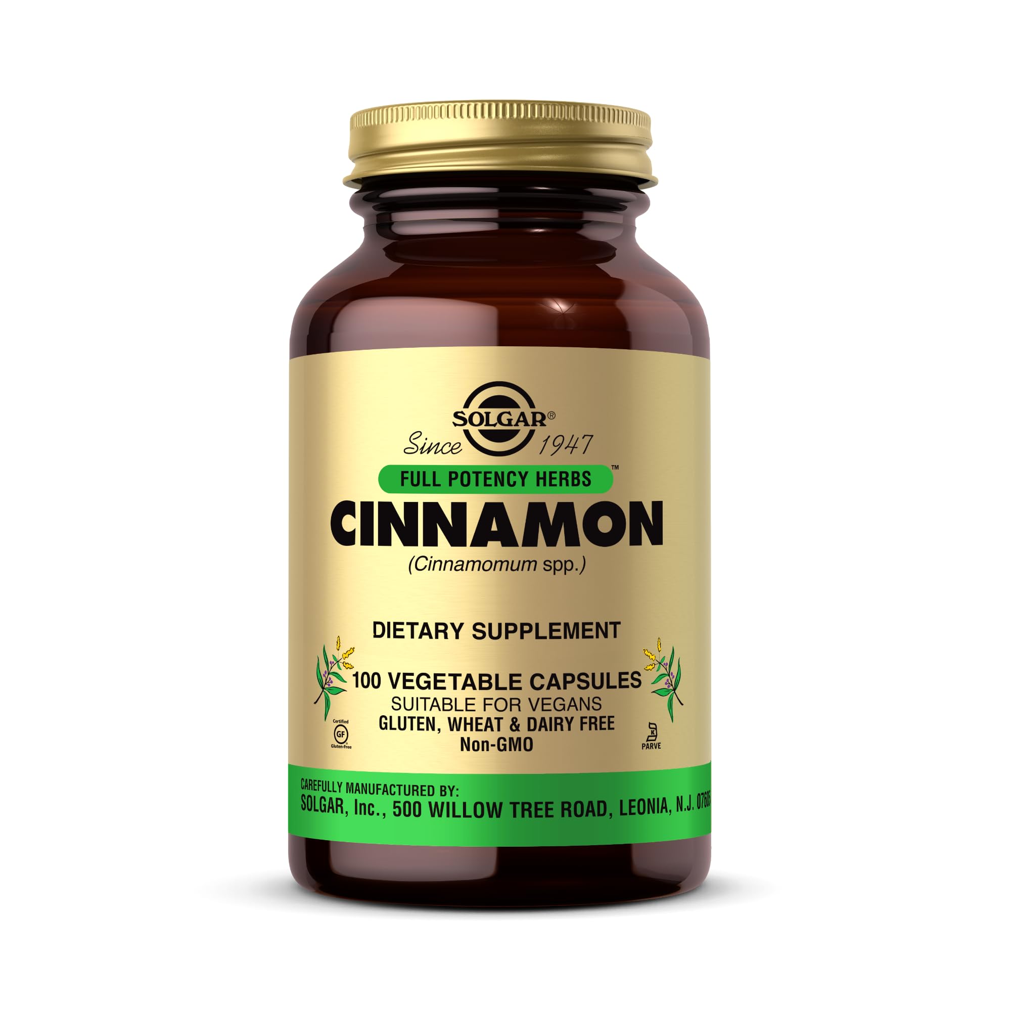 solgar cinnamon vegetable capsules