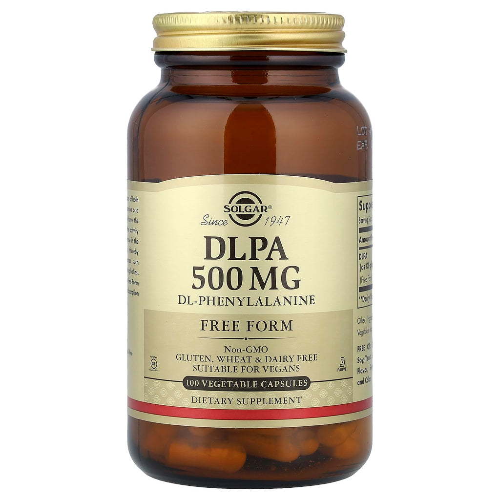 Solgar DLPA 500 mg capsules
