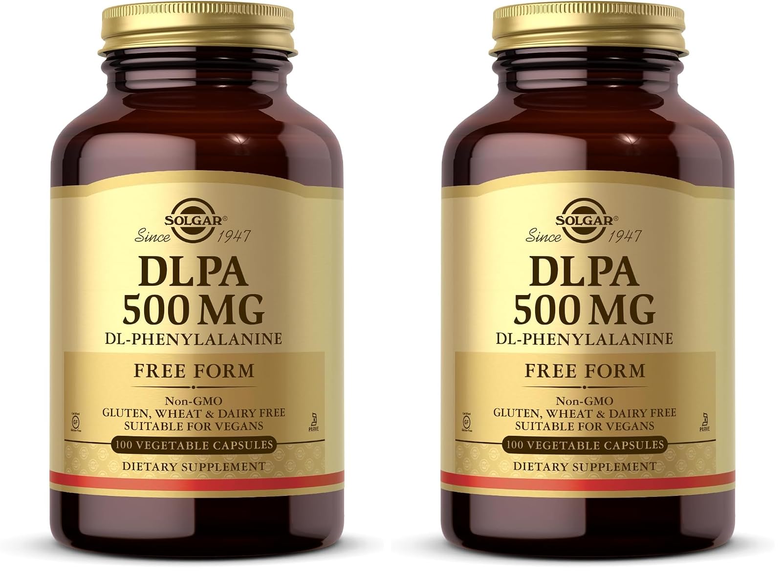 Solgar DLPA 500 mg vegetable capsules
