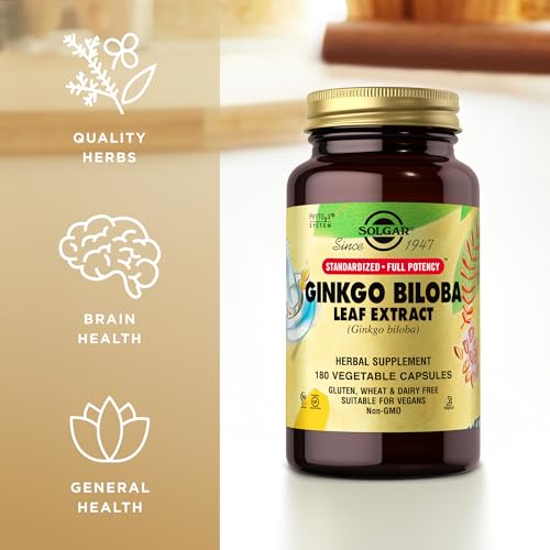 Solgar Ginkgo Biloba for improved circulation