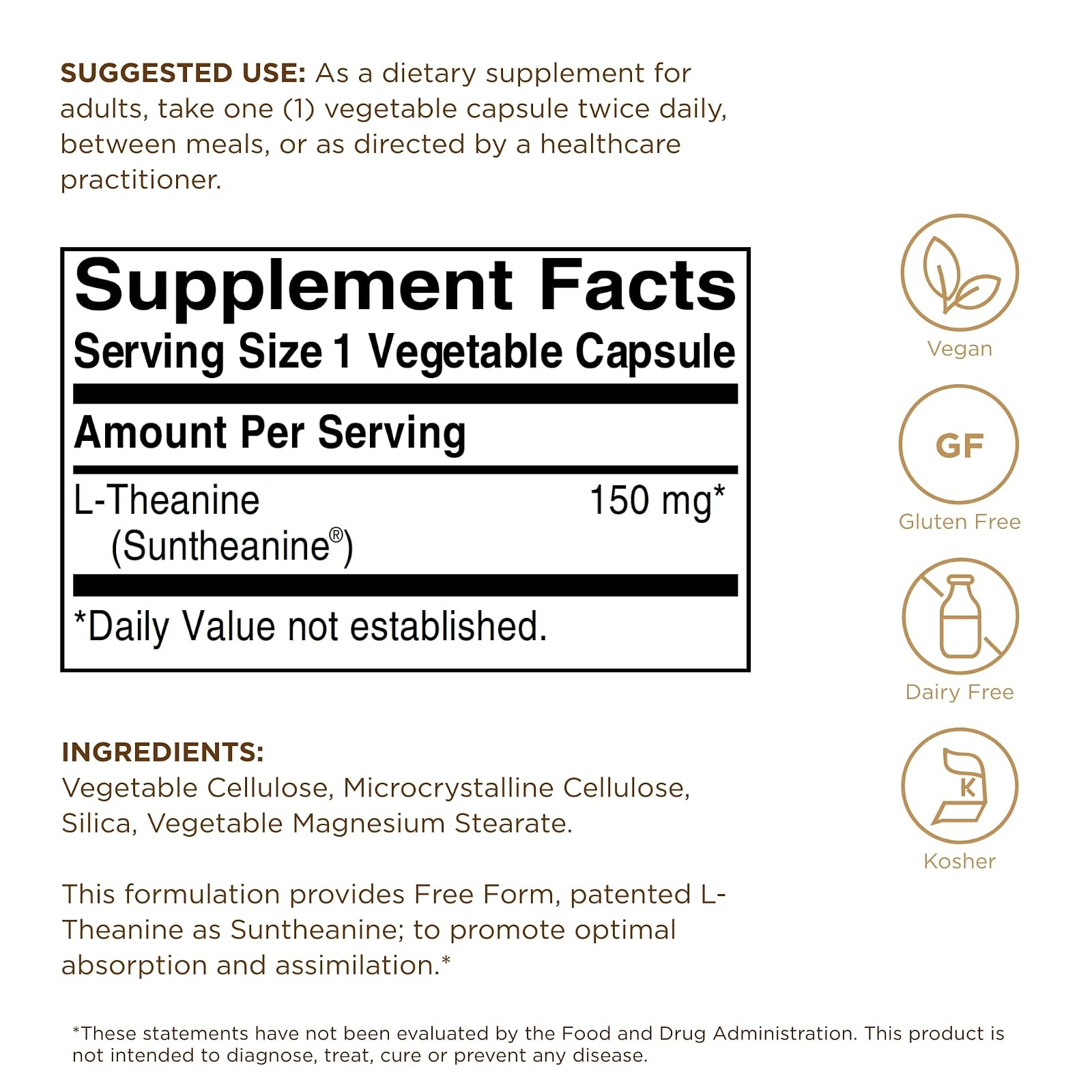 Solgar l-theanine for stress relief