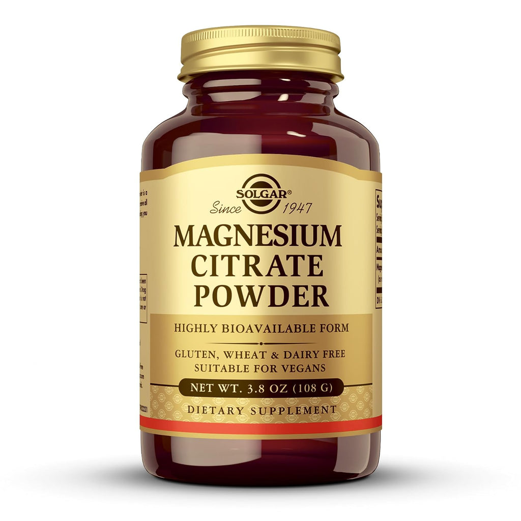 Solgar magnesium citrate powder supplement