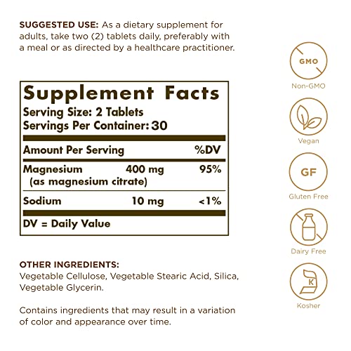 Solgar magnesium for active lifestyles
