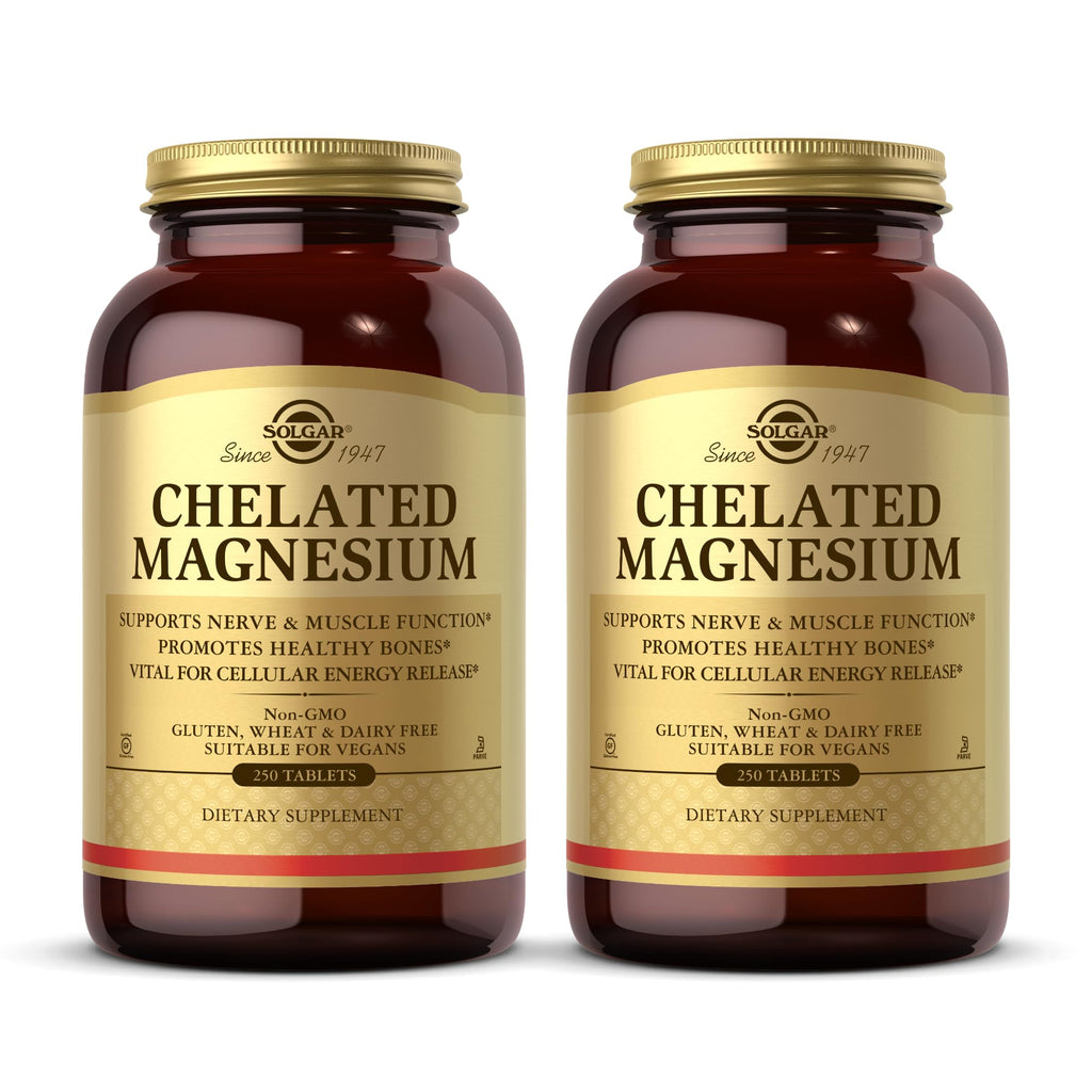 Solgar magnesium tablets for muscle support