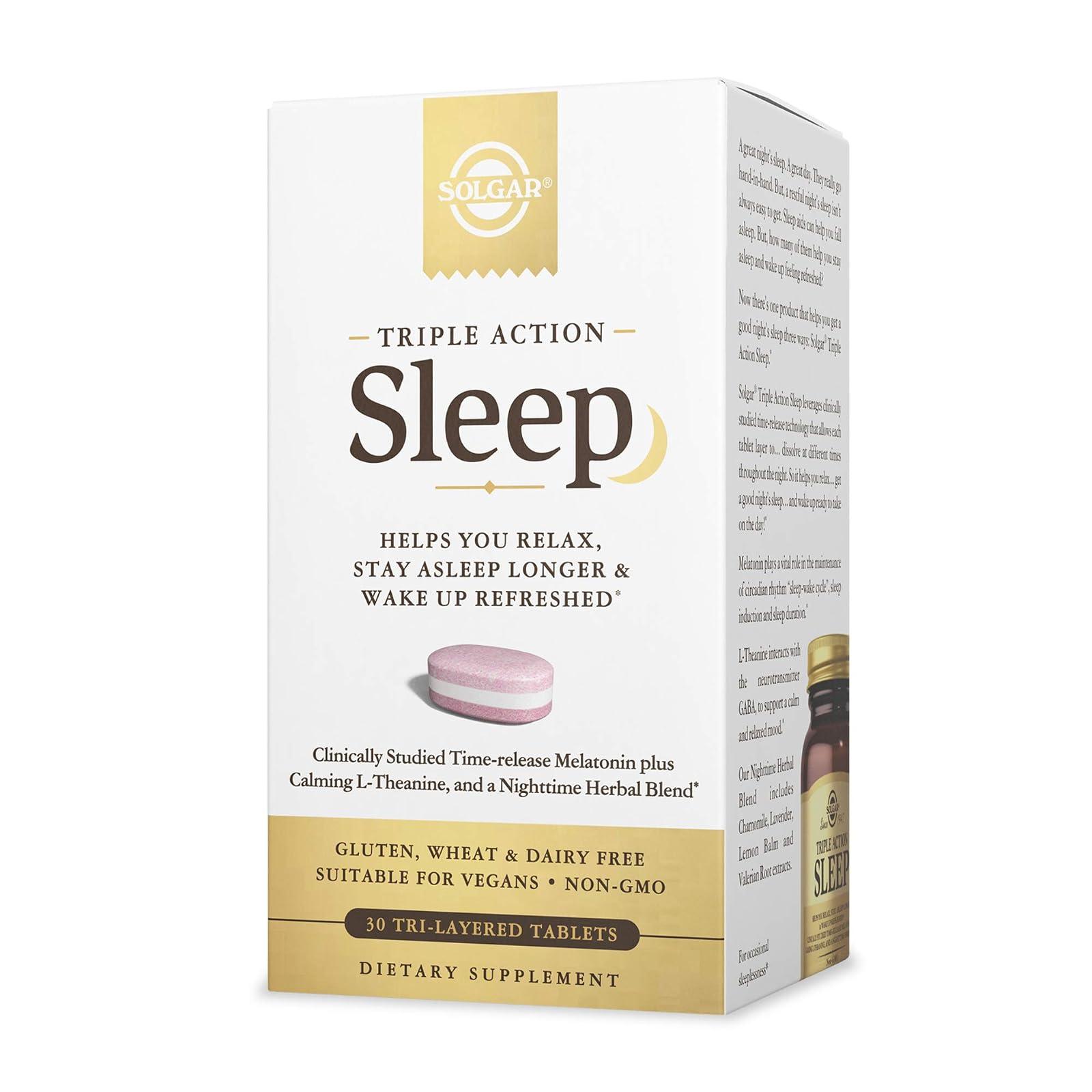 Solgar melatonin for restful sleep