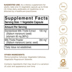 Solgar milk thistle extract for detox support
