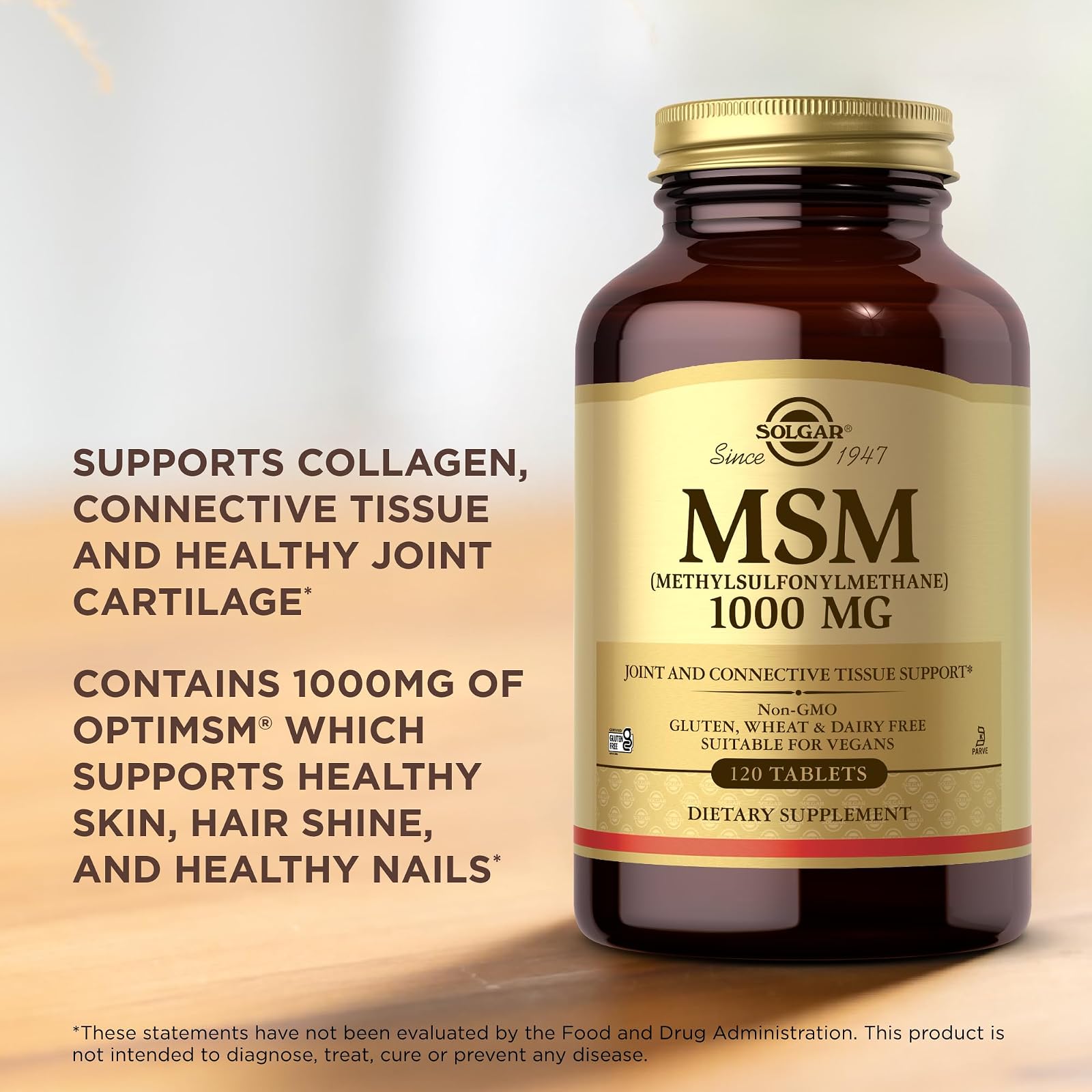 Solgar MSM for enhanced mobility