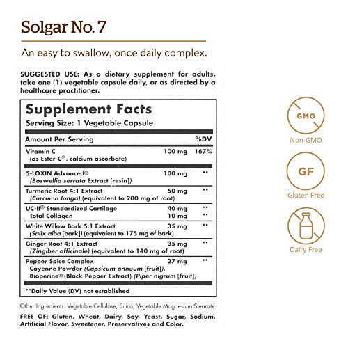 Solgar No. 7 vegetable capsules benefits