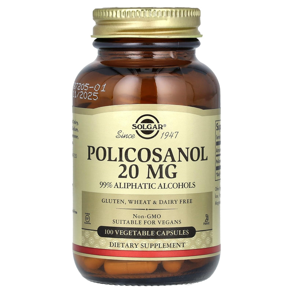 Solgar Policosanol 20 mg capsules