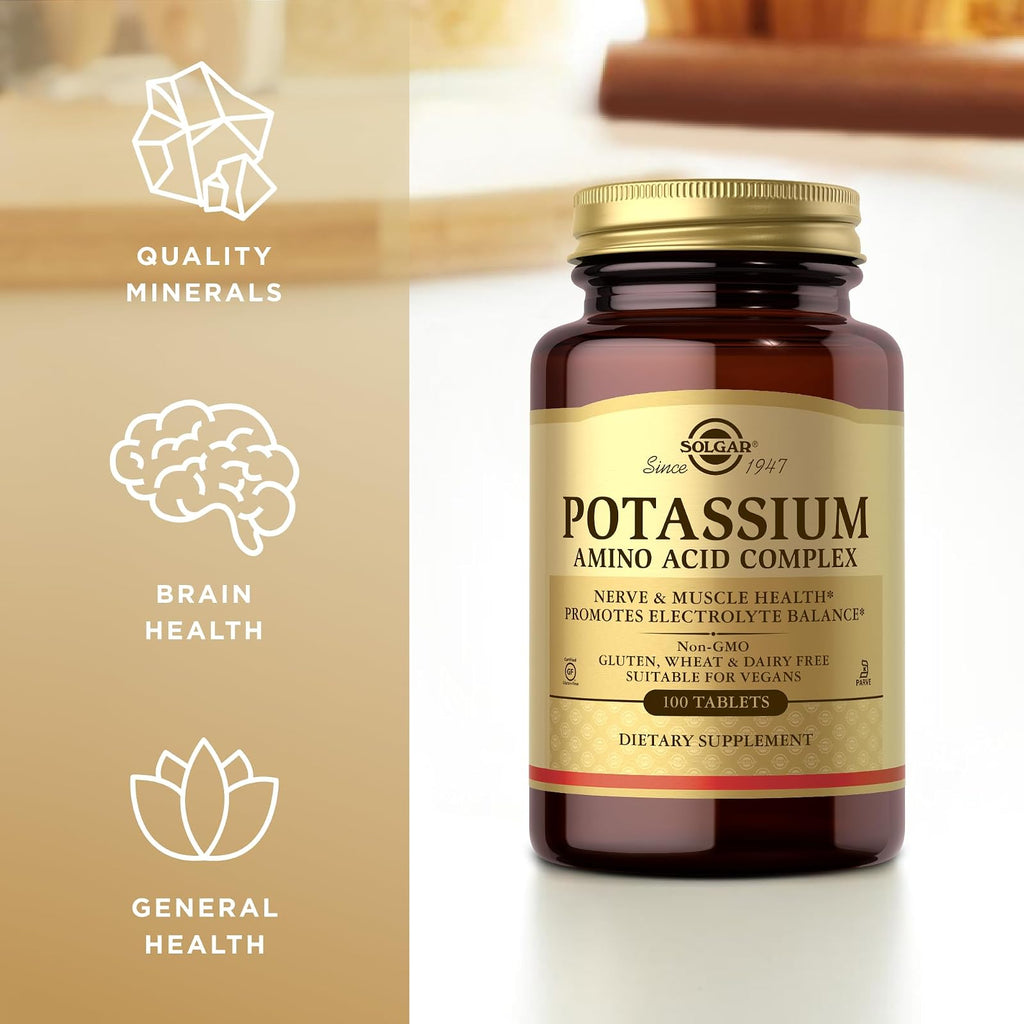 Solgar potassium tablets for energy