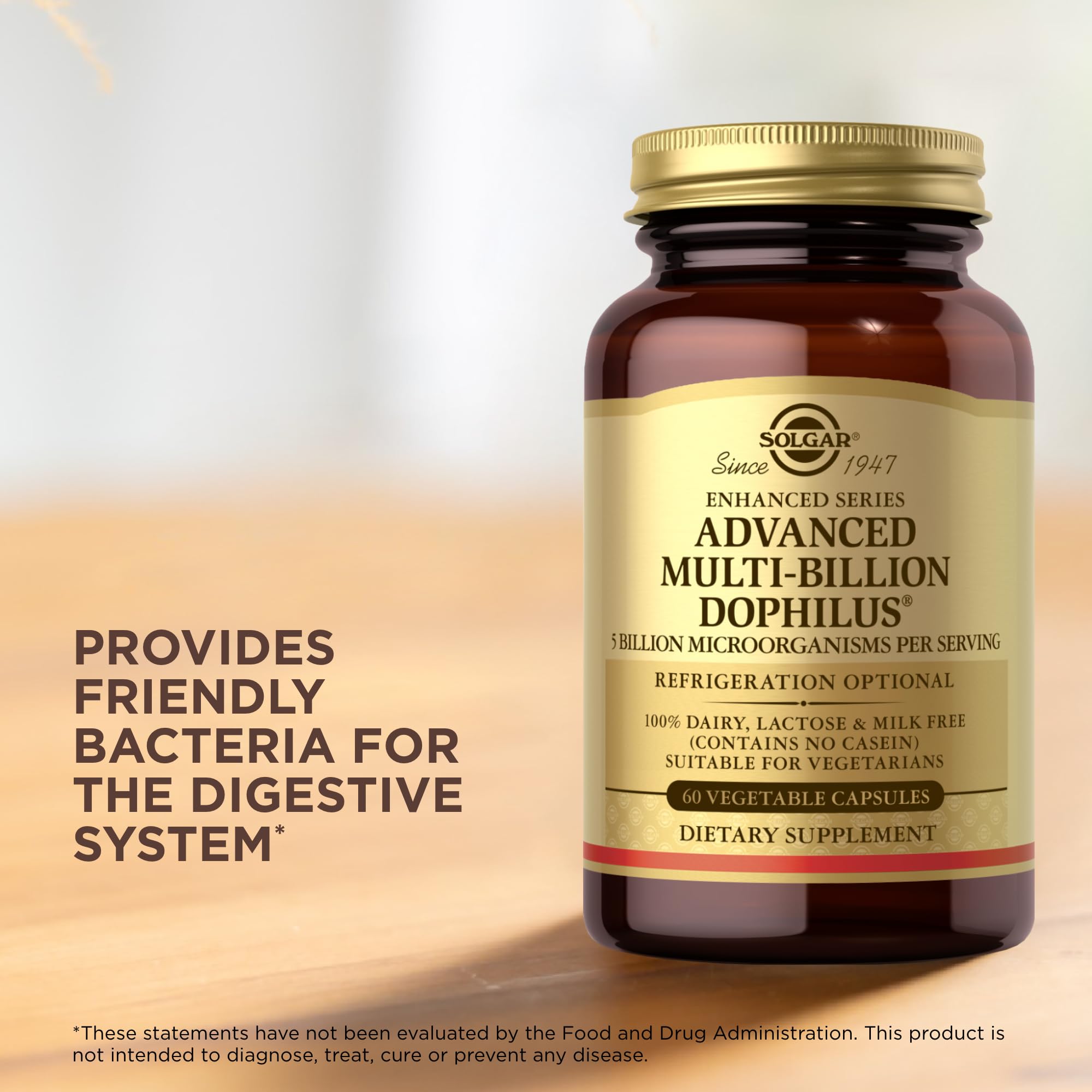 SOLGAR probiotics for daily digestion