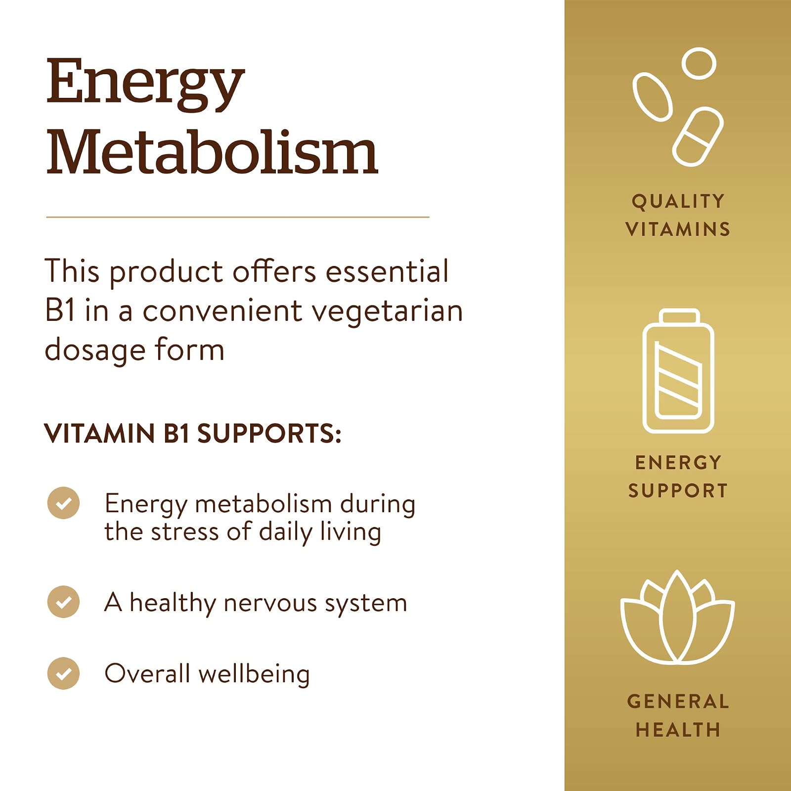 Solgar tablets for daily vitamin intake