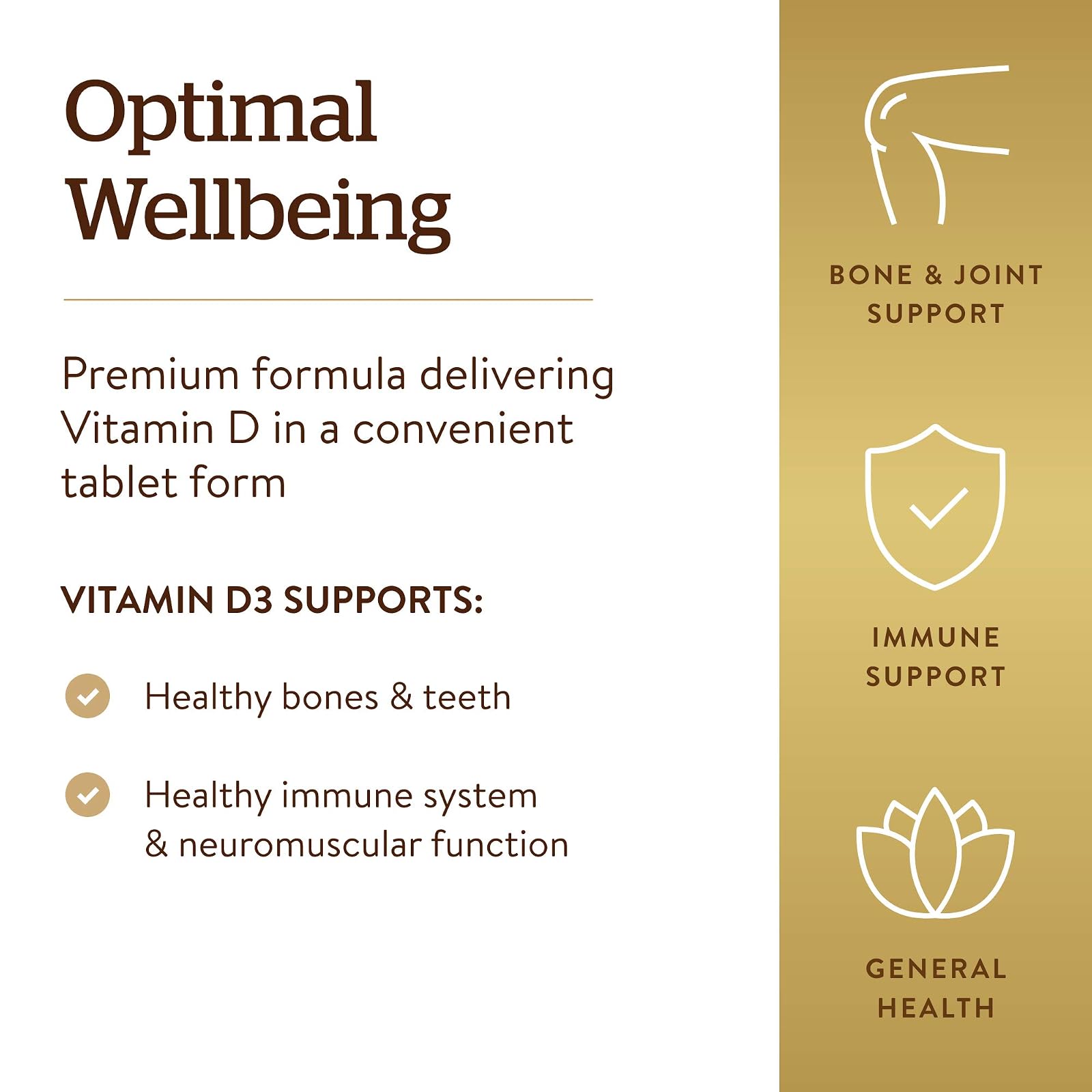 Solgar Vitamin D3 for bone health