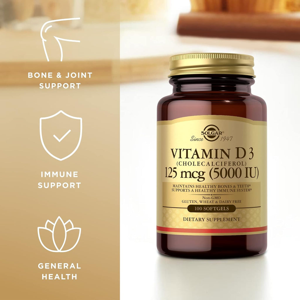 Solgar vitamin D3 for bone health