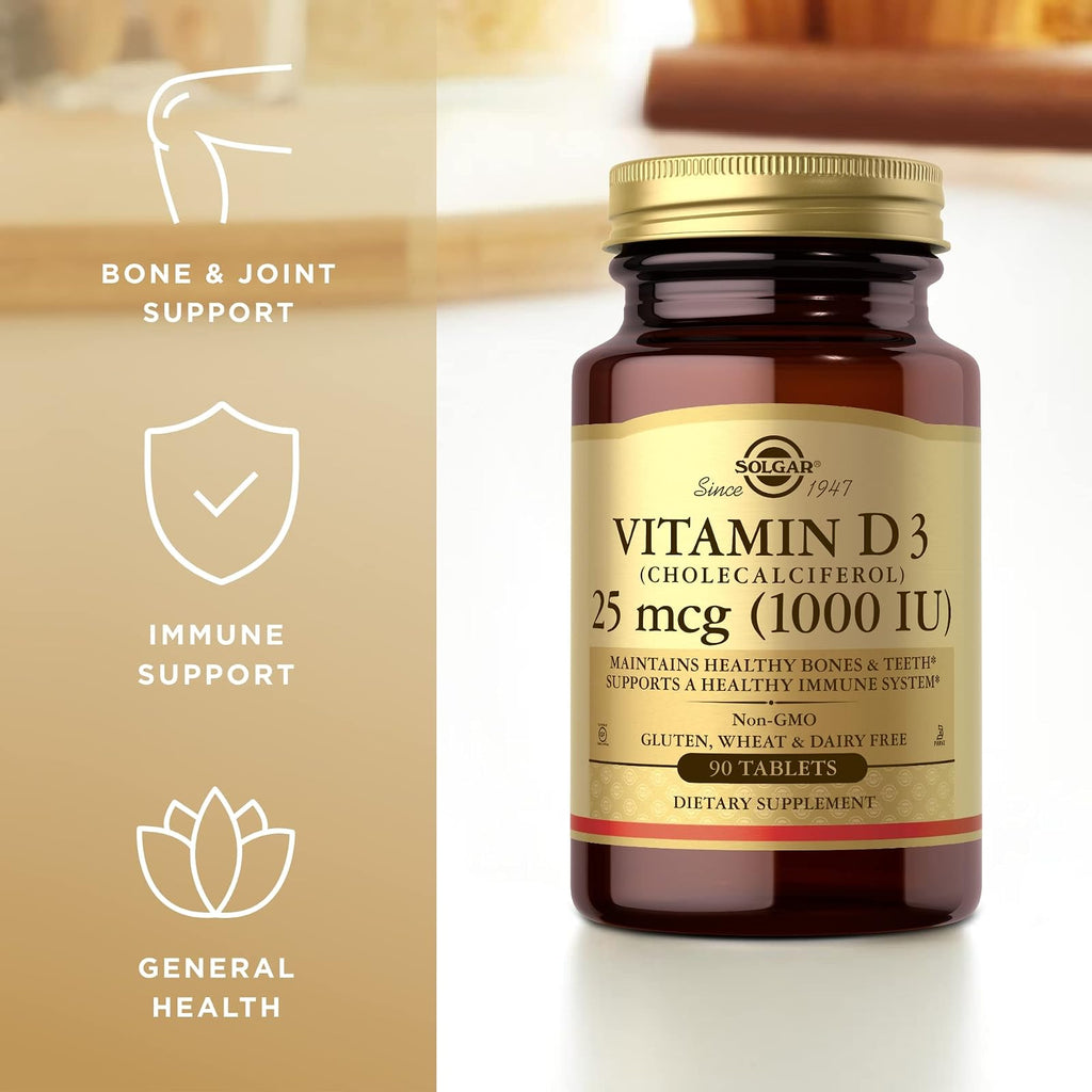Solgar Vitamin D3 for bone strength