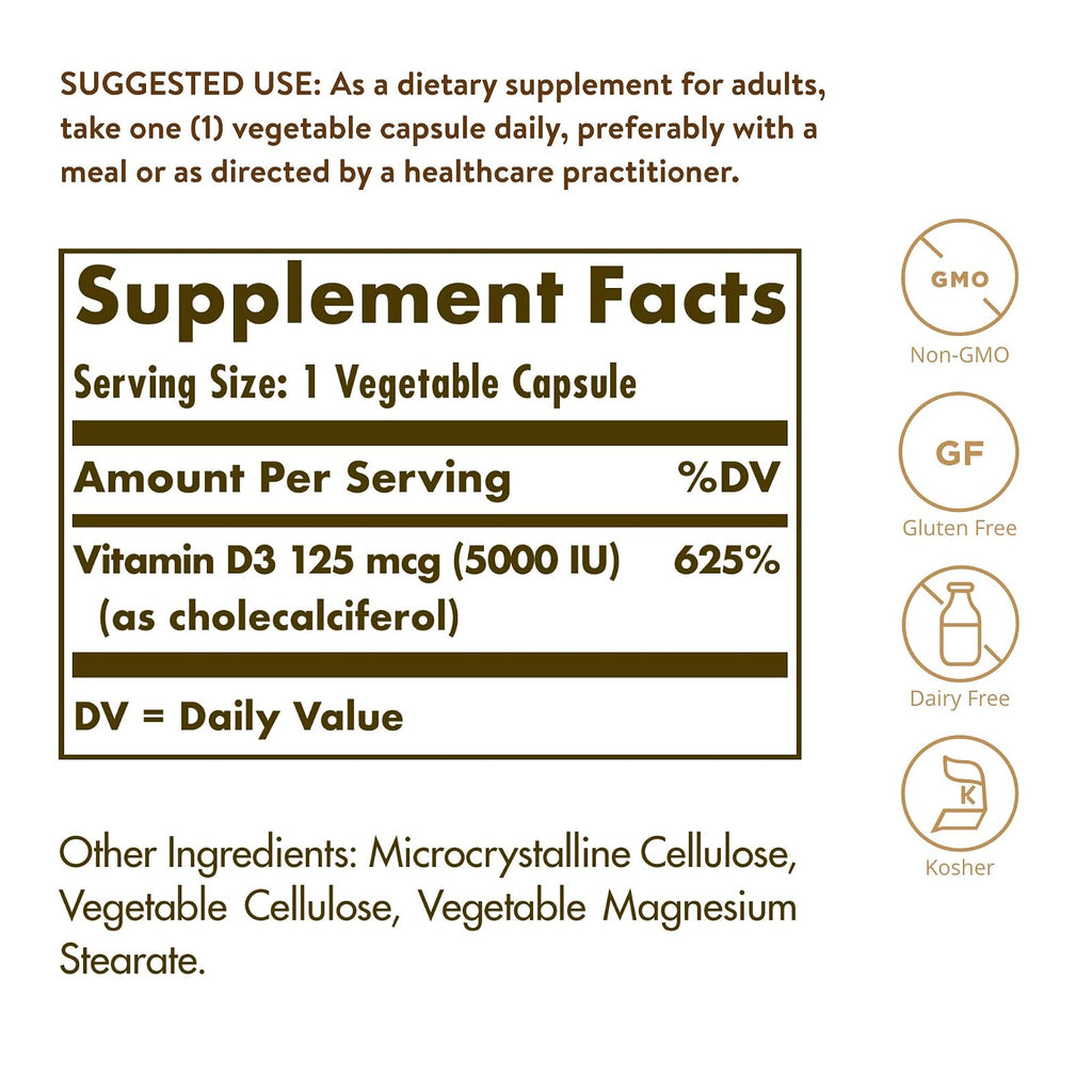Solgar vitamin D3 for immunity