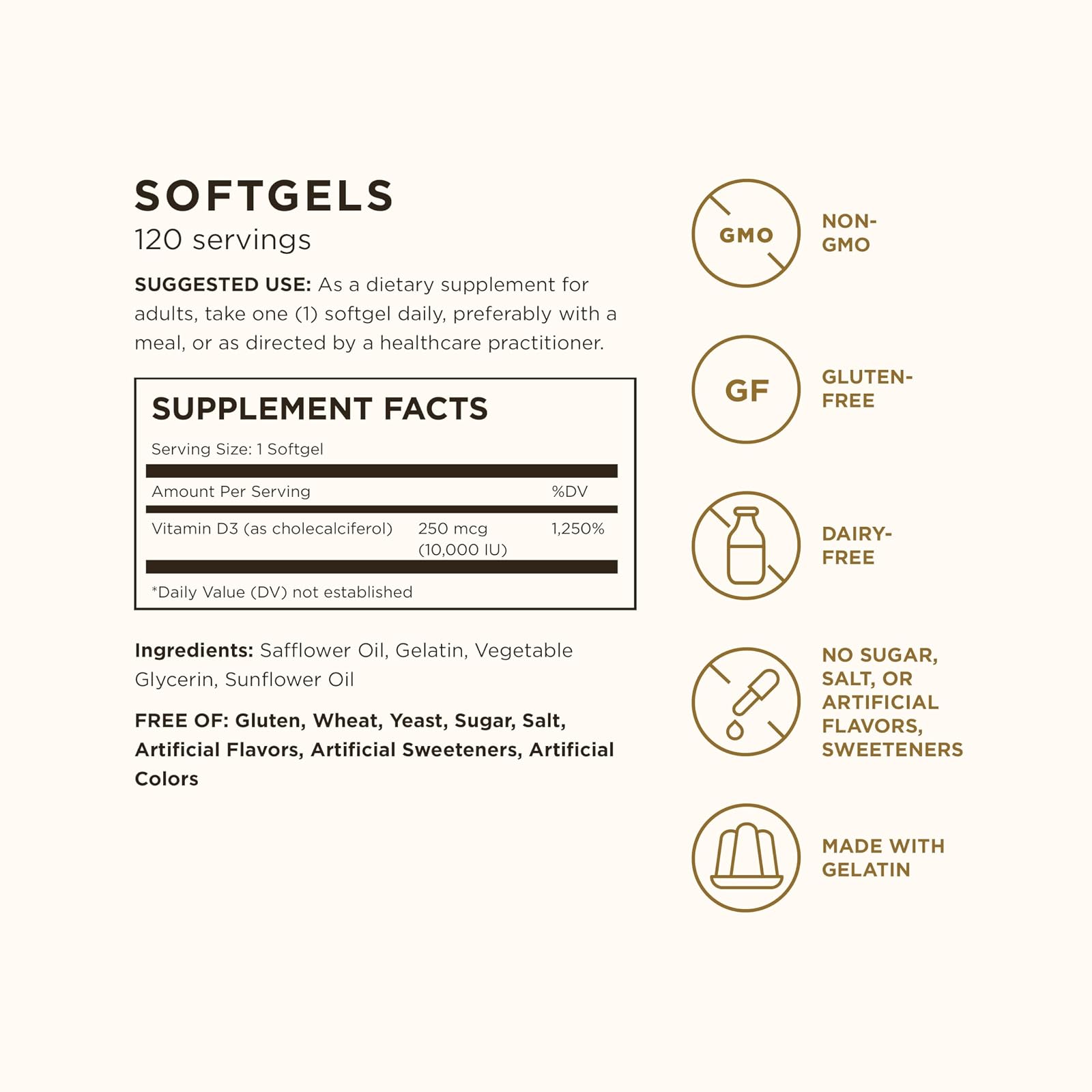 Solgar vitamin D3 immune support