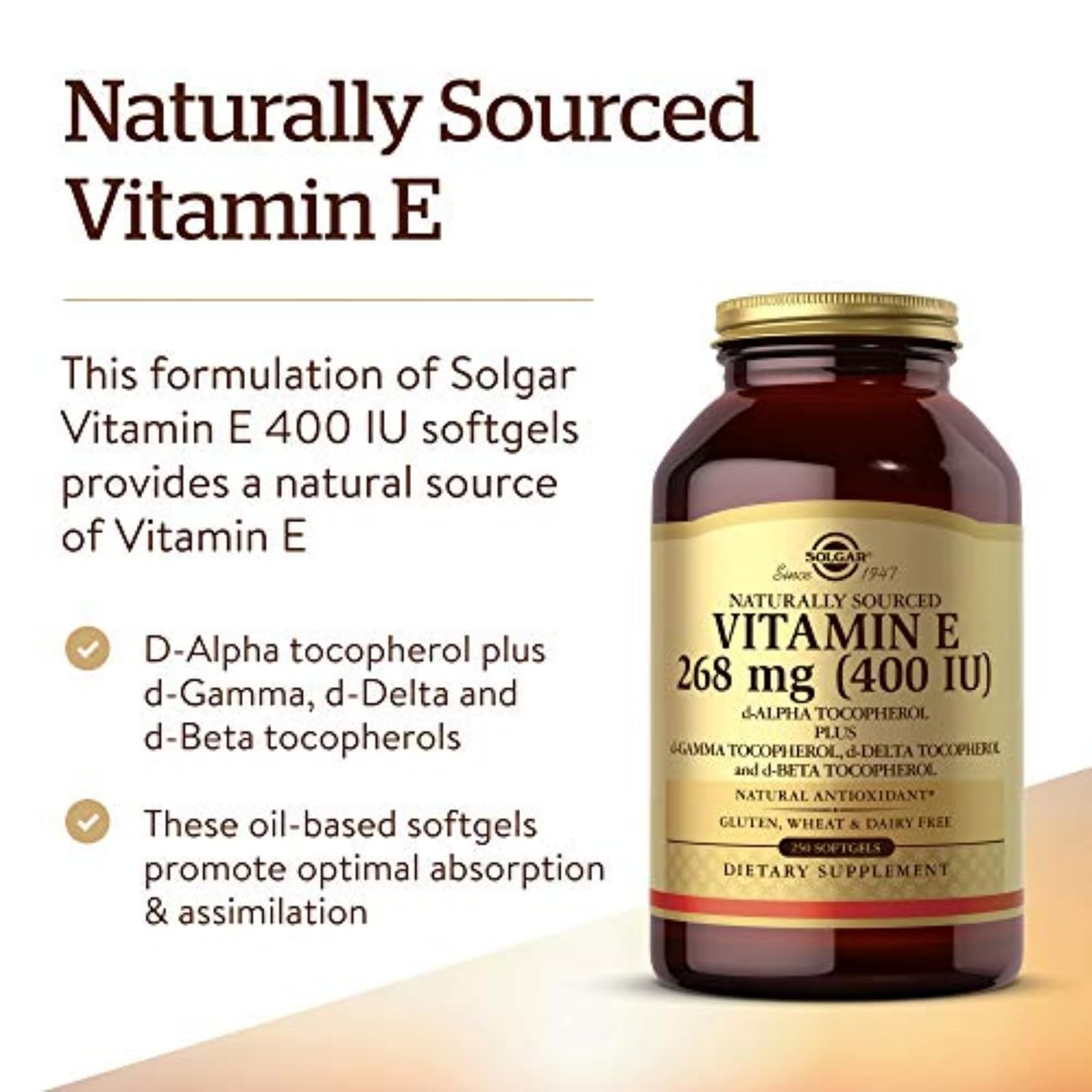 solgar vitamin e for skin health
