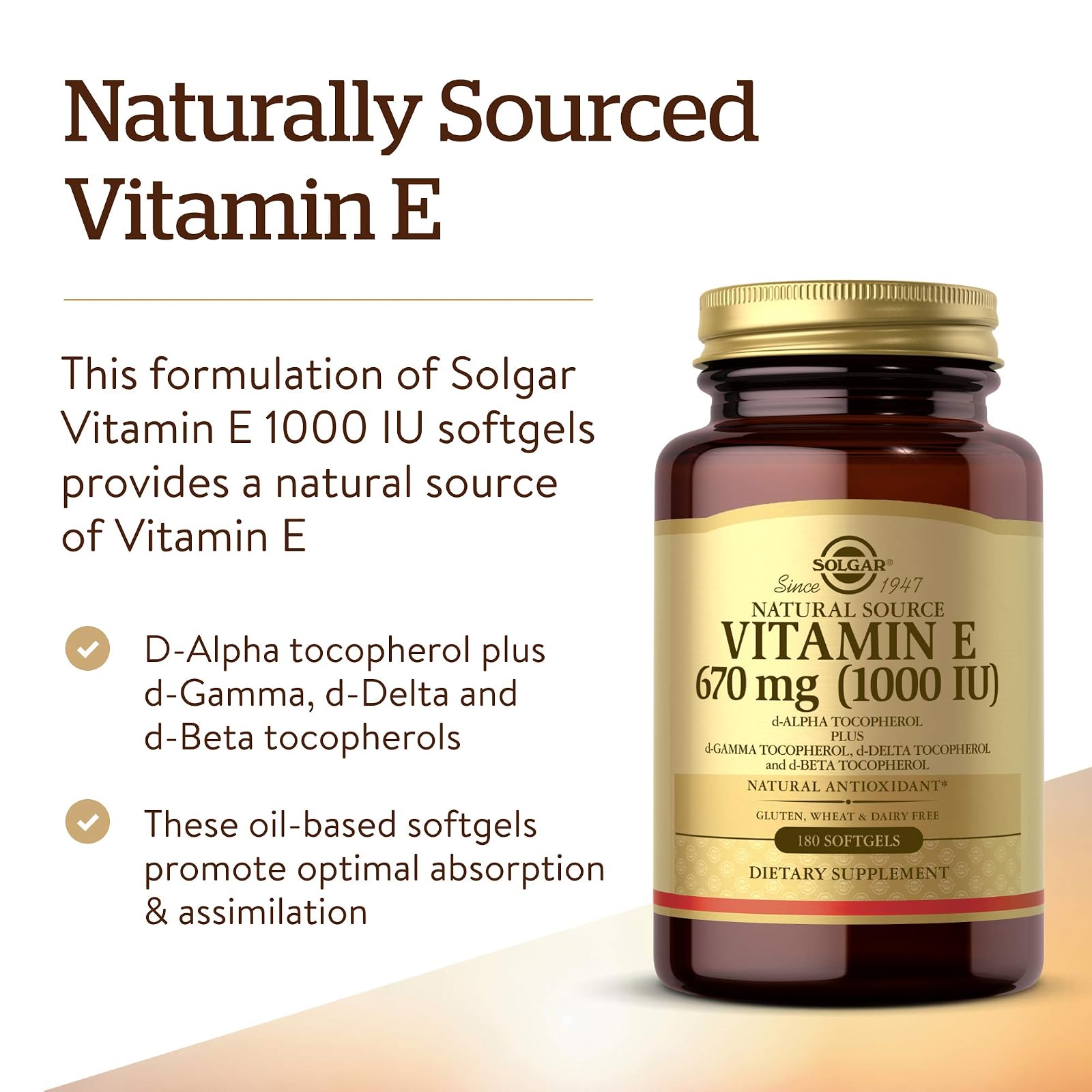 Solgar vitamin e for skin health