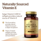 Solgar vitamin E promotes heart health
