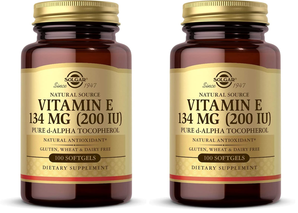 Solgar Vitamin E softgels 200 IU
