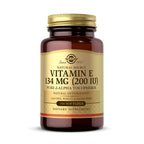 Solgar vitamin E softgels for skin health