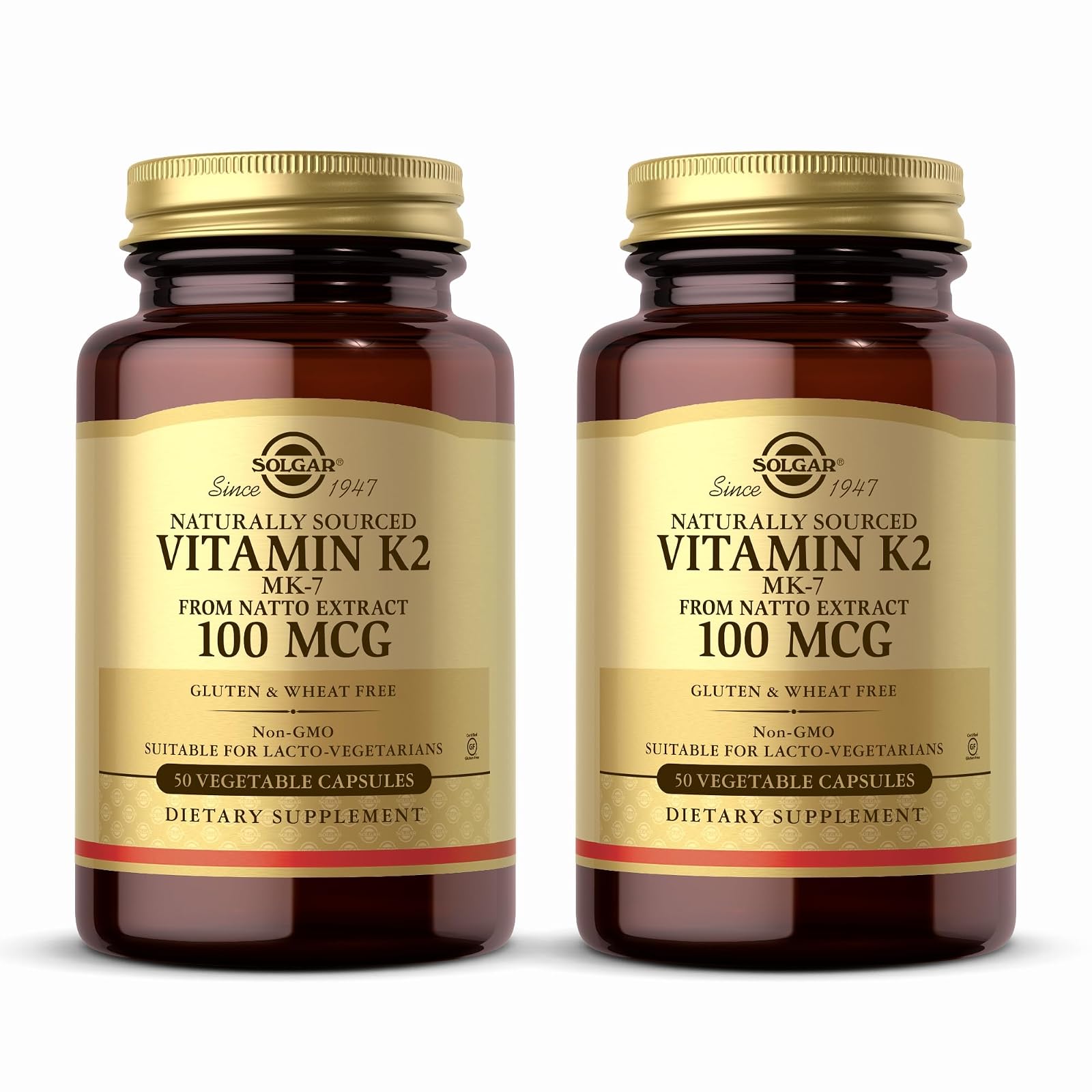 Solgar vitamin K2 MK-7 capsules