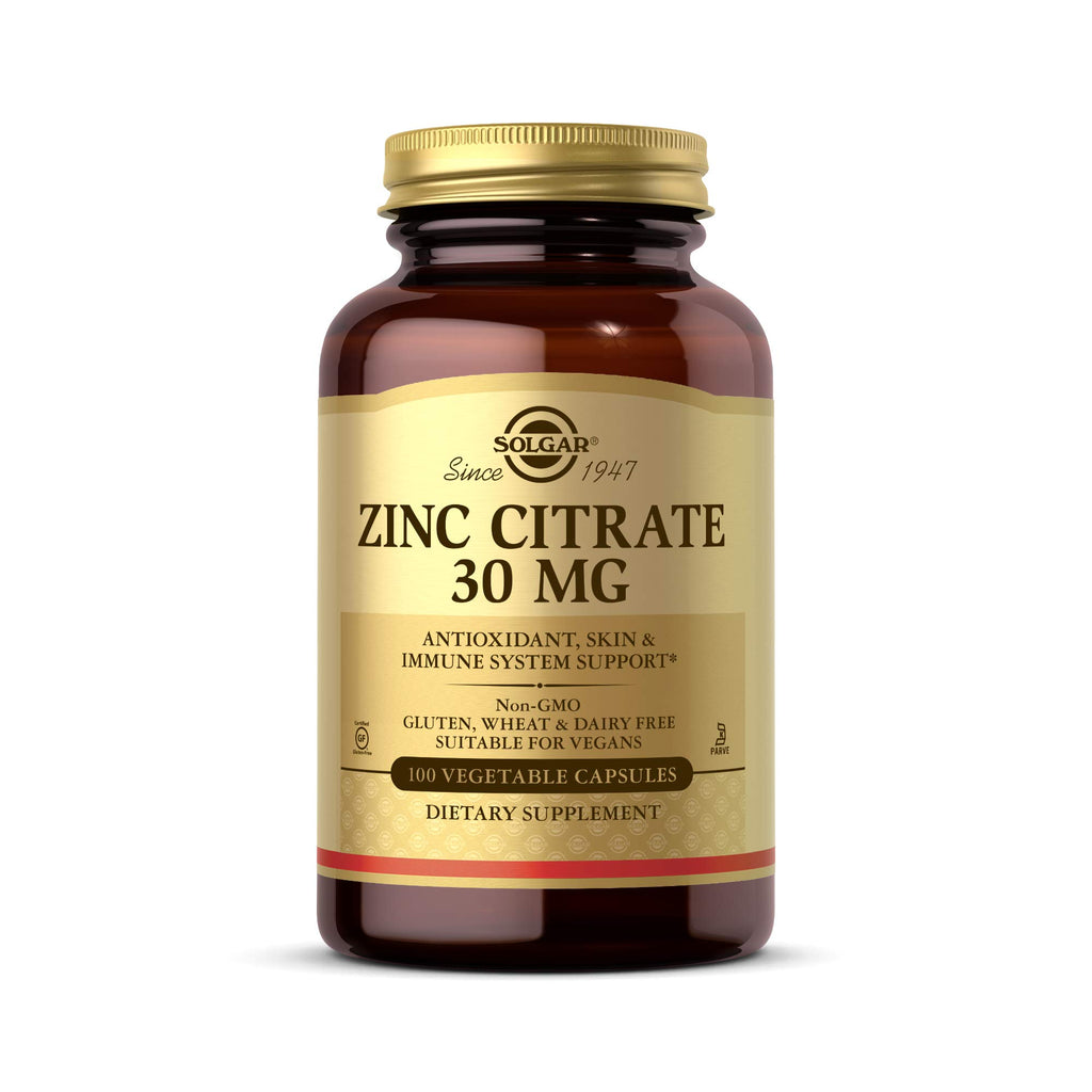 Solgar Zinc Citrate for immune health