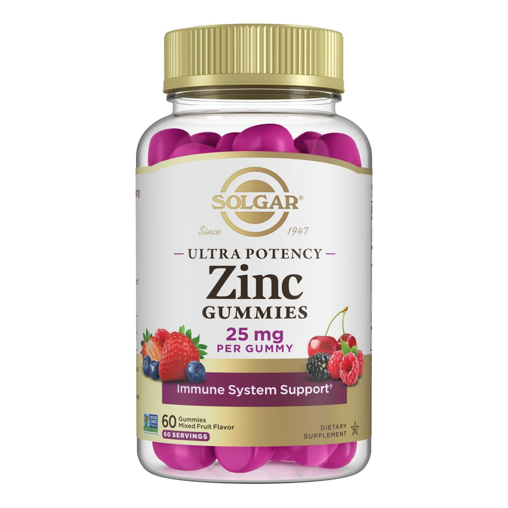 Solgar zinc gummies for immune support