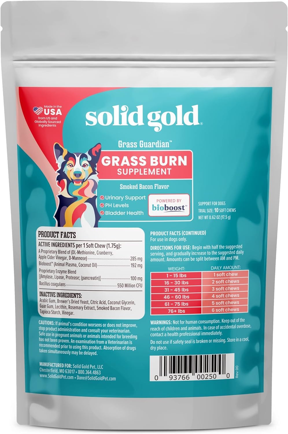 Solid Gold Grass Guardian Chews for dogs