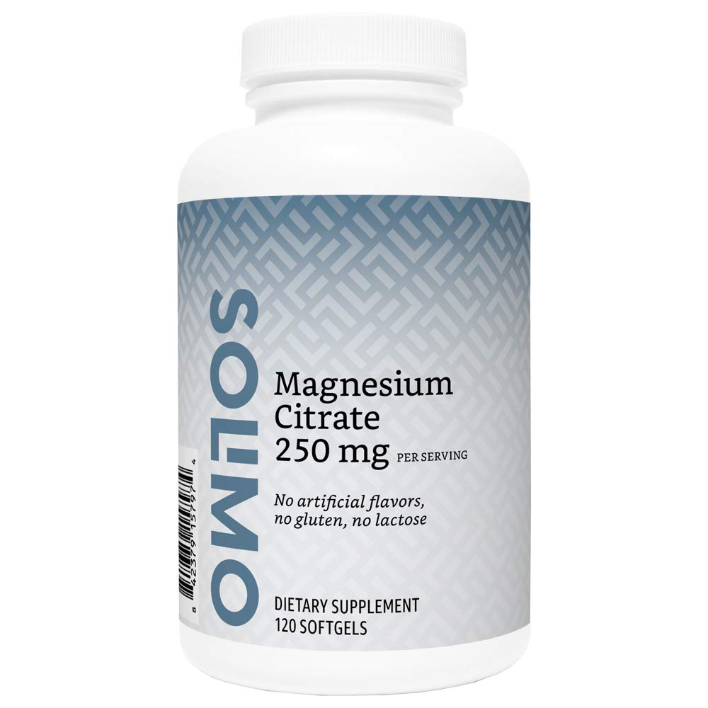 Solimo magnesium softgels for relief