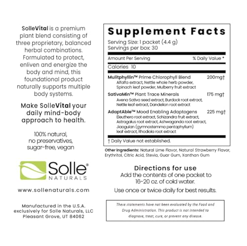 SolleVital supplements for vitality