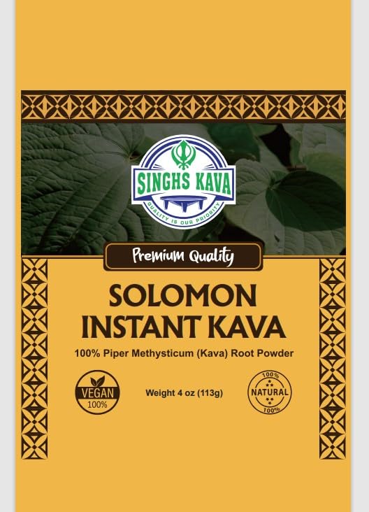 Solomon kava powder for stress relief