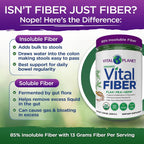Soluble fiber powder for healthy digestion