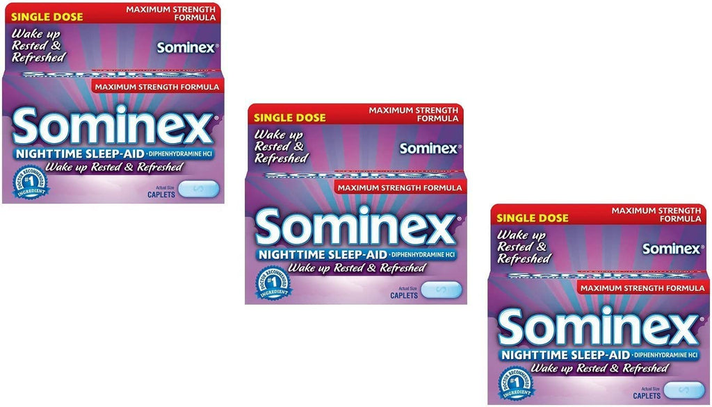 Sominex melatonin sleep aid caplets