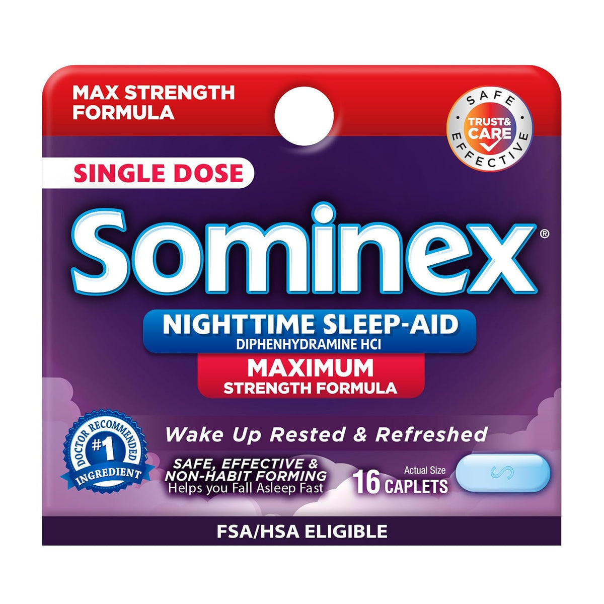 Sominex nighttime sleep aid tablets