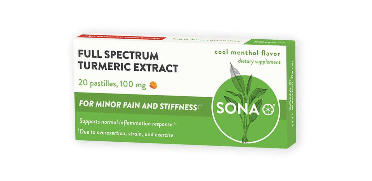 SONA turmeric pastilles for wellness