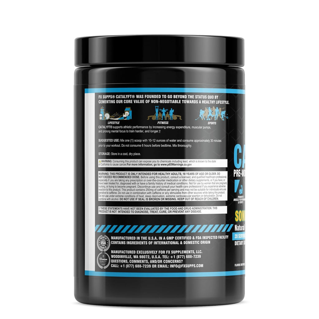 Sonic Boom flavour pre-workout supplement