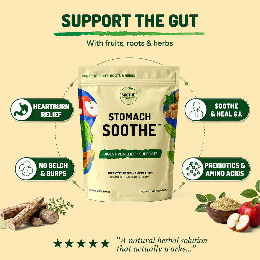 Soothe Naturals powder for gut support