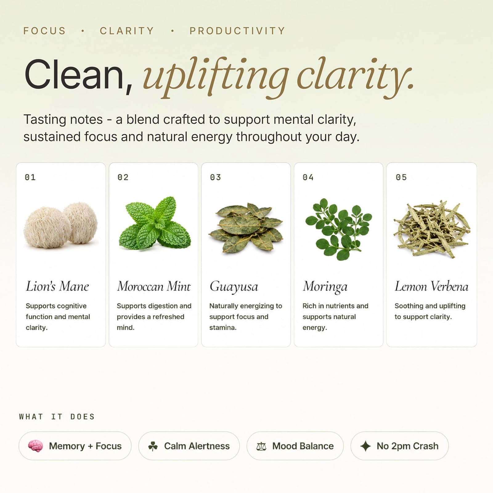 soothing afternoon mint tea blend
